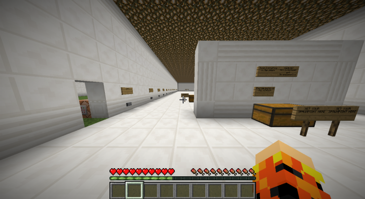 Find the button PopularMMOs edition Minecraft Map