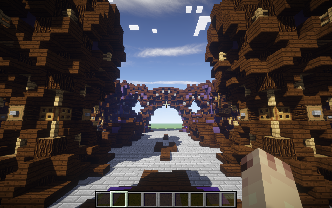 Factions Spawn - Purple Theme Minecraft Map