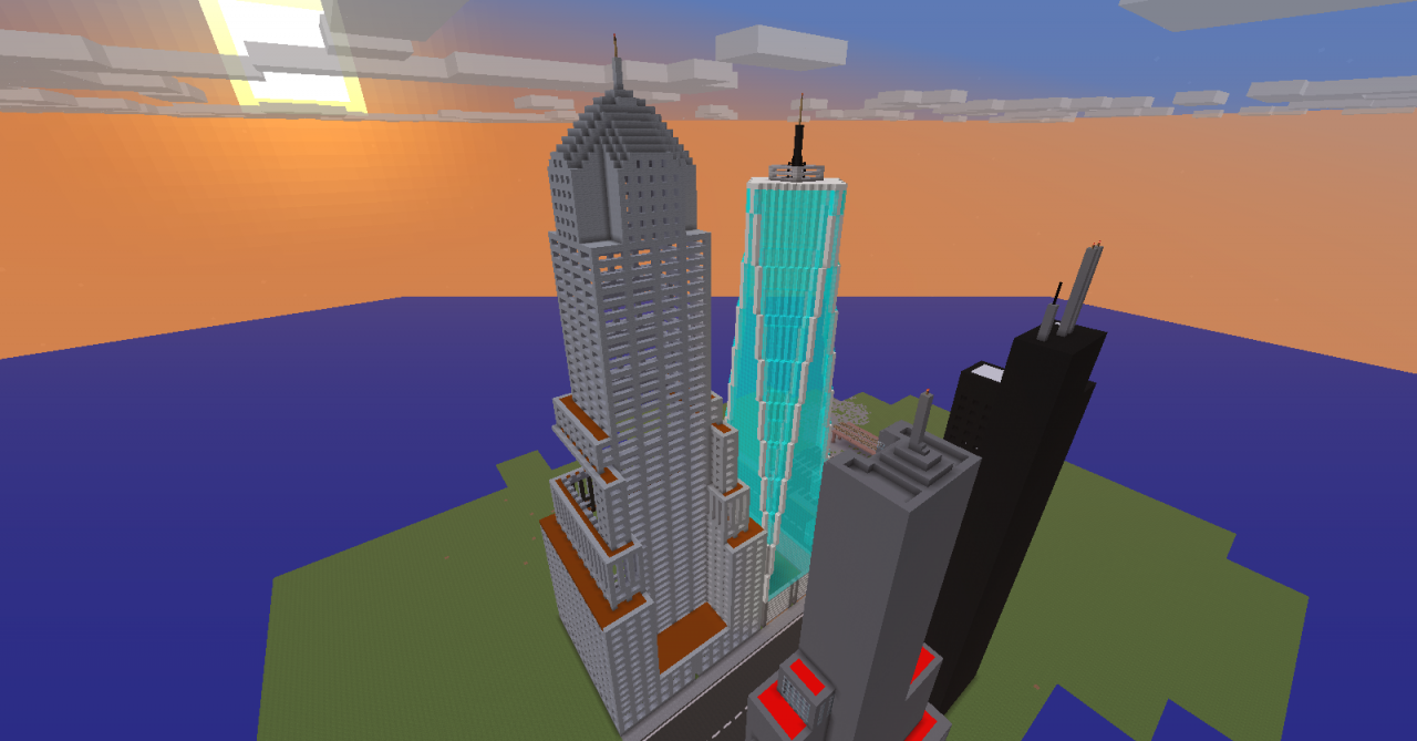 SuperFlat City Minecraft Map