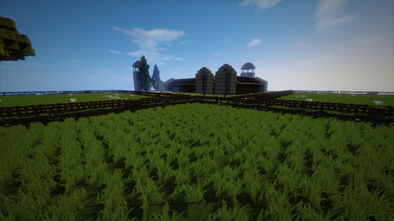 modern farm house Minecraft Map