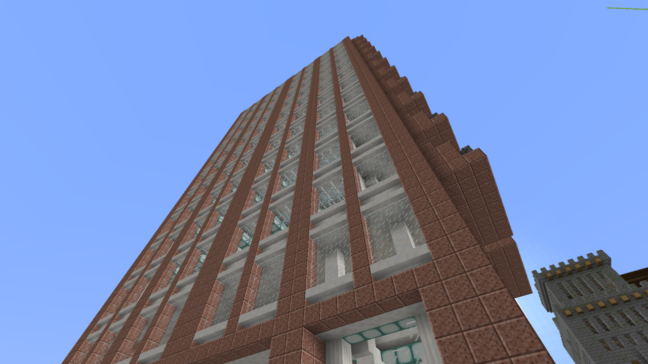 12 Story Highrise Apartment Building Minecraft Map