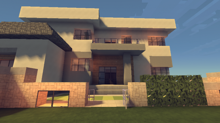 Big Modern House Minecraft Map