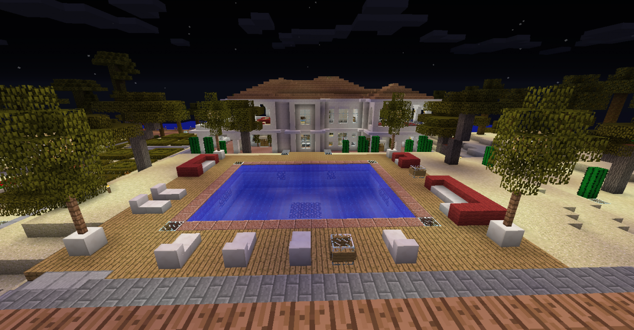 Mediterranean Mansion. Camino Real (Spanish Style Base) Minecraft Map