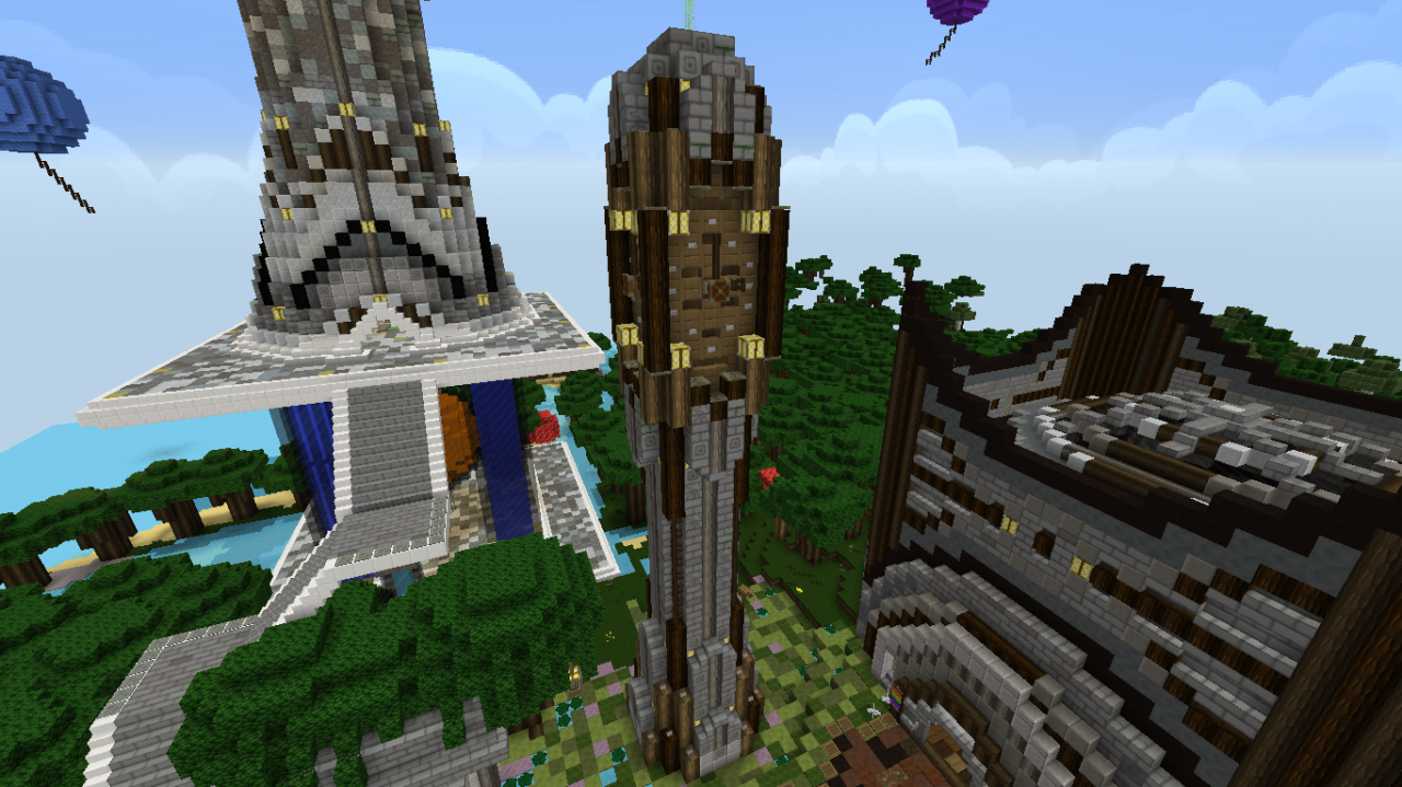 Tall Clock Tower Minecraft Map