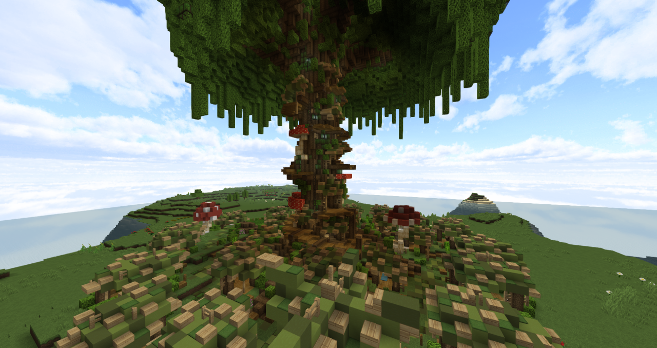 Giant Tree City Minecraft Map