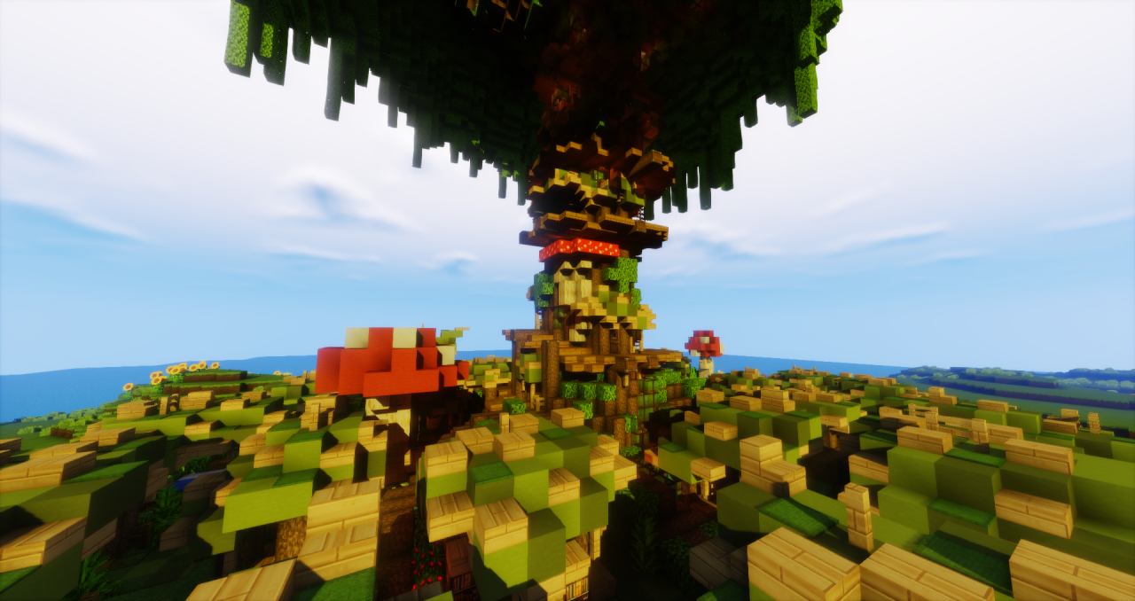 Giant Tree City Minecraft Map