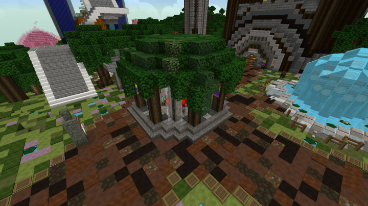 Tree Spawning Platform Minecraft Map