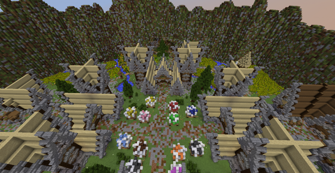 Spawn server Factions Minecraft Map