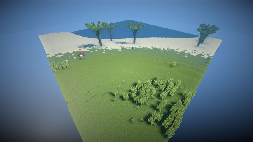 Beach [128x128] Minecraft Map