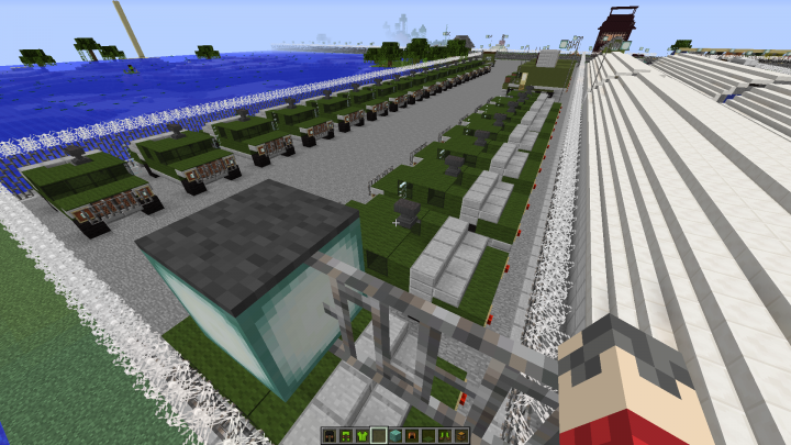 Military Air Base with Aircraft and cars - airport Minecraft Map