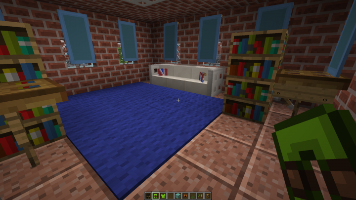 Town with countryside. Minecraft Map