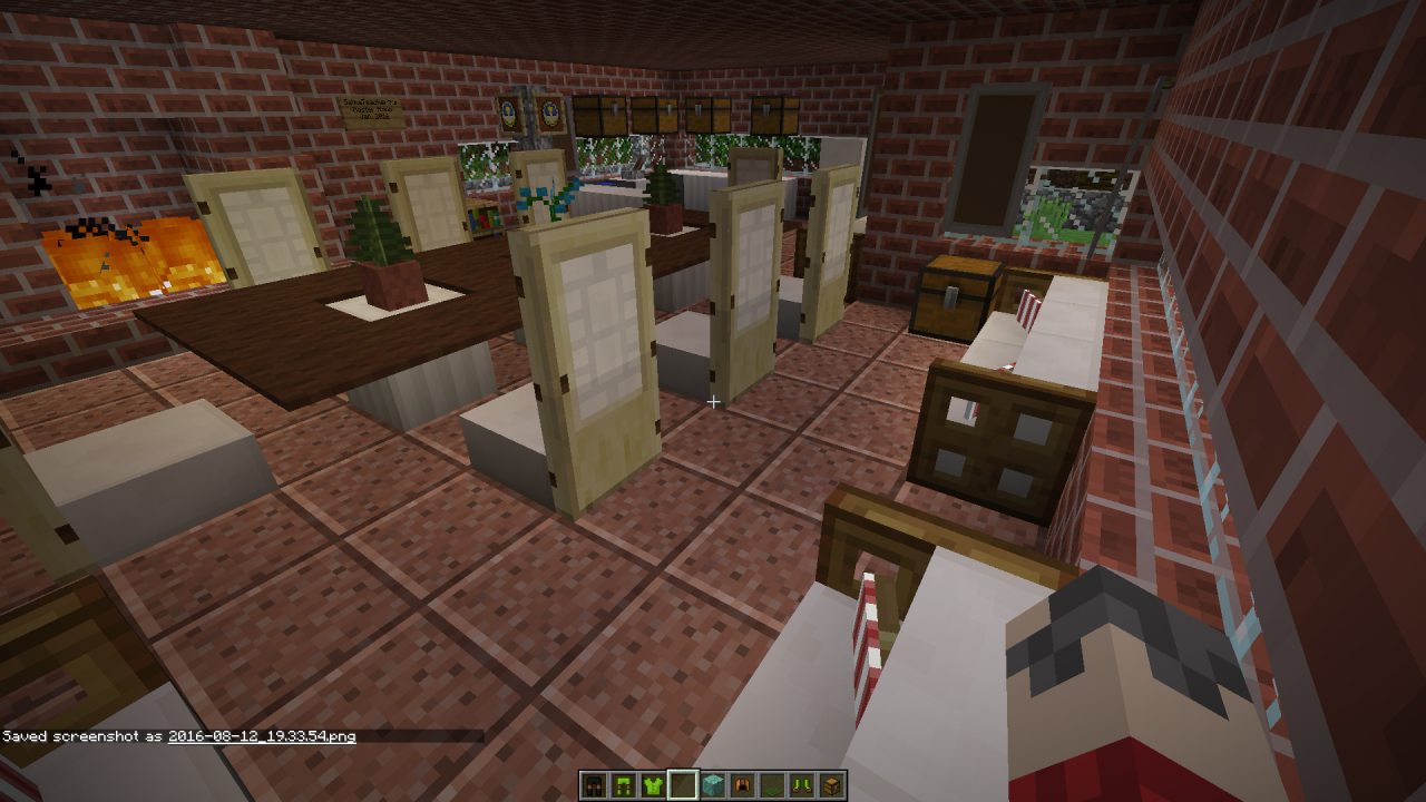 Town with countryside. Minecraft Map