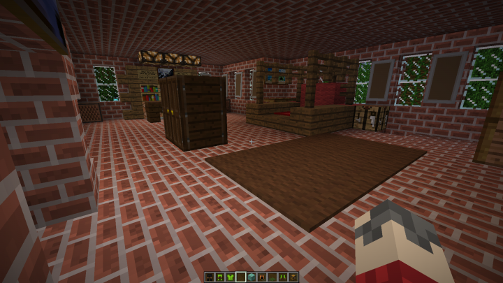 Town with countryside. Minecraft Map