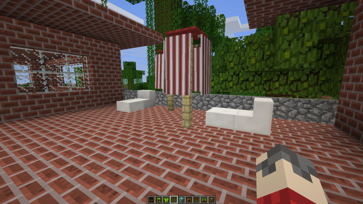 Town with countryside. Minecraft Map