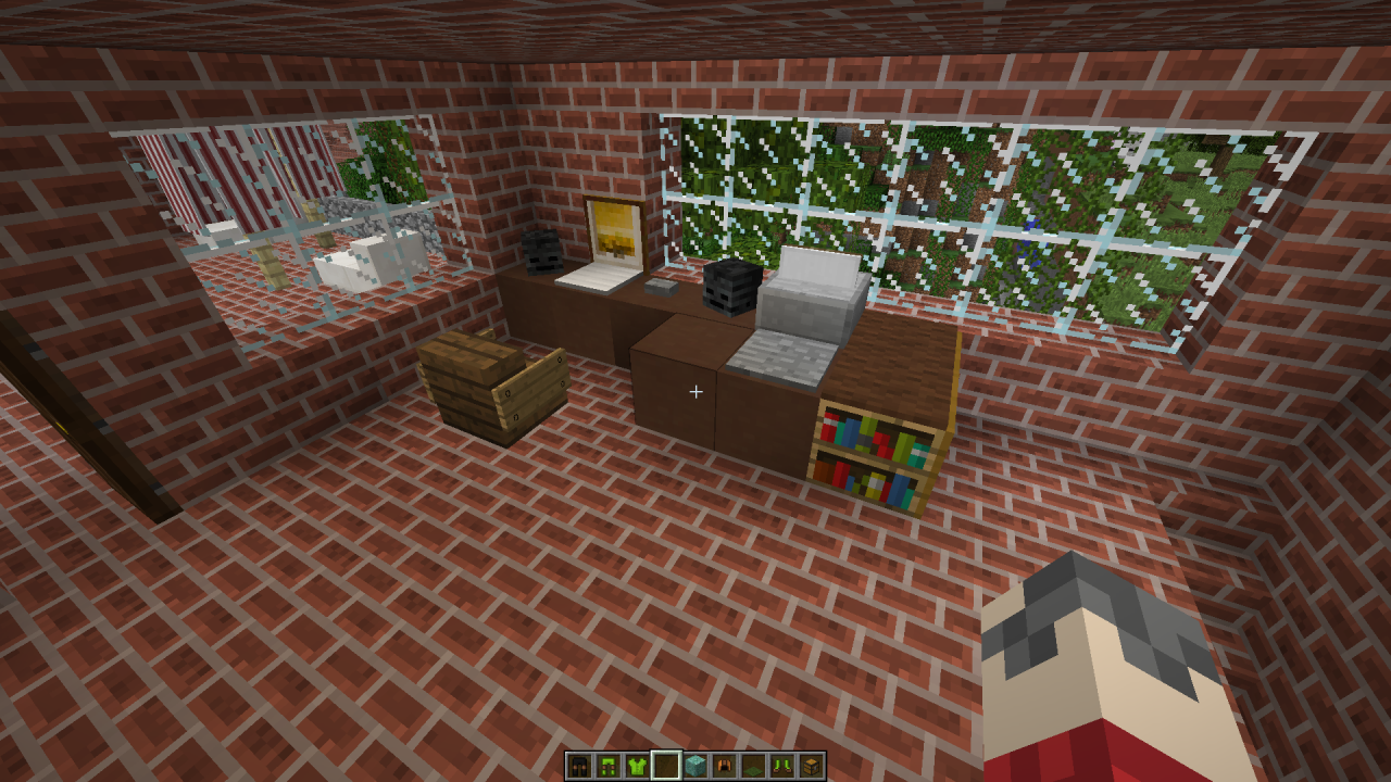 Town with countryside. Minecraft Map