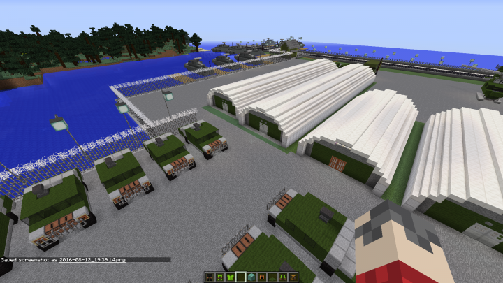 A large military base for your world. Minecraft Map