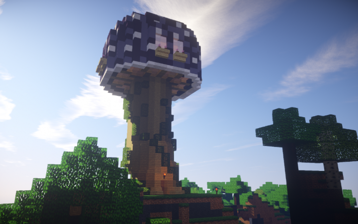 Purple Mushie Home Minecraft Map