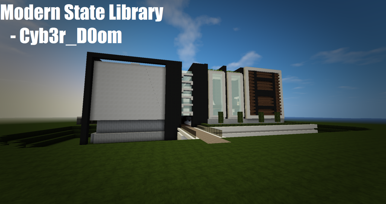 Modern State Library Minecraft Map