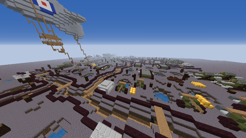 World War 1 Trench Scene Minecraft Map
