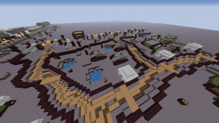 World War 1 Trench Scene Minecraft Map