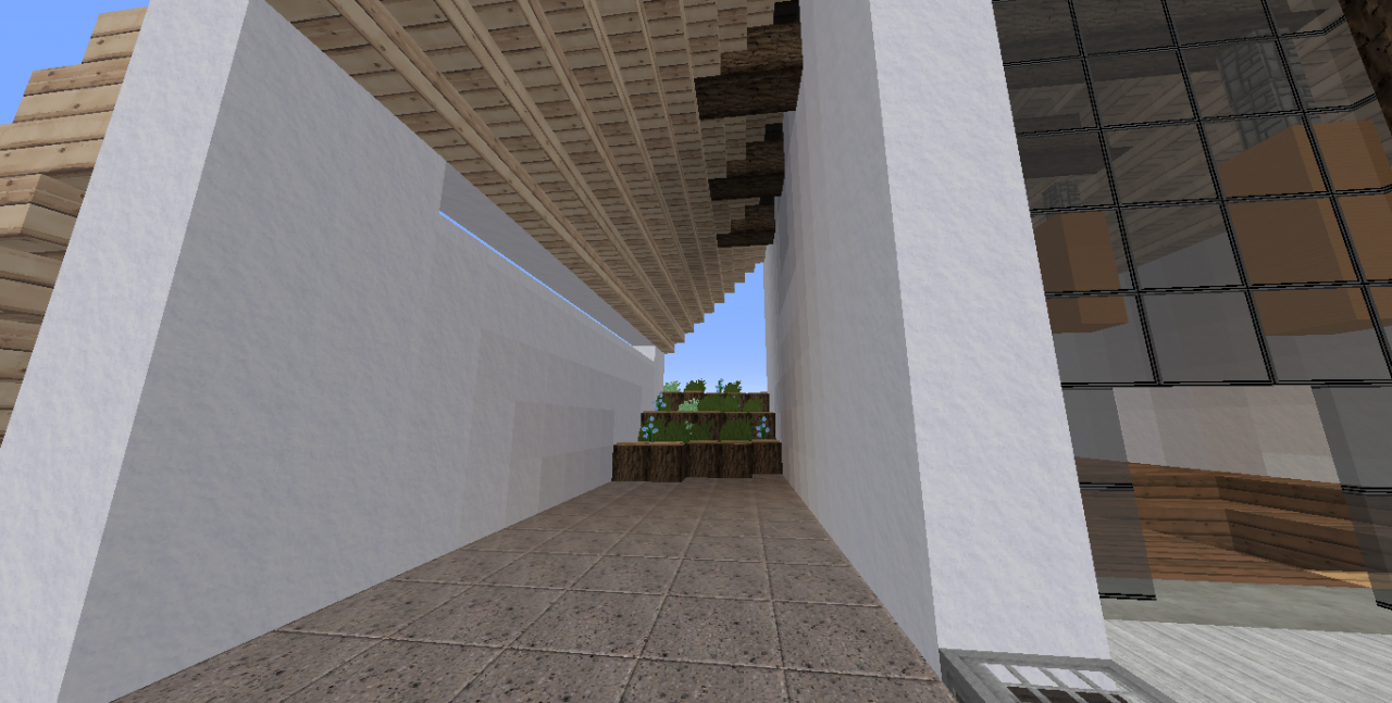 Modern House - A frame house Minecraft Map