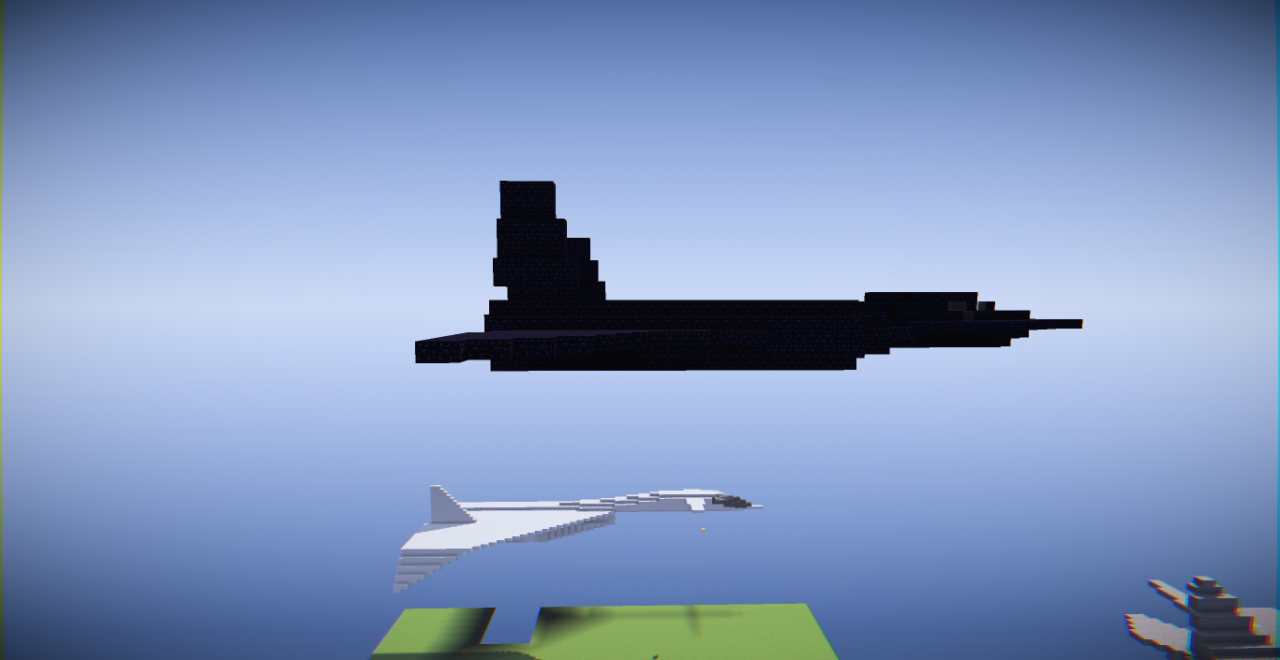 Lockheed SR-71 Blackbird Minecraft Map