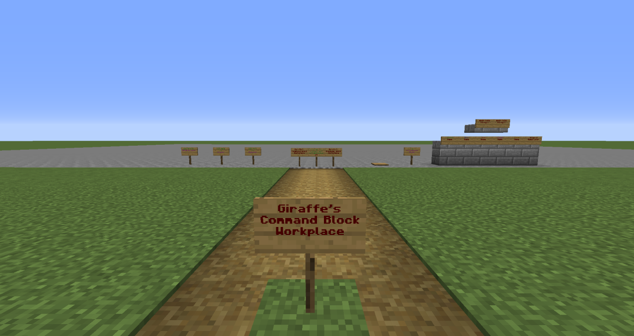 Giraffe's Command Block Workplace Minecraft Map