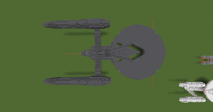 Star Trek mini ships Minecraft Map