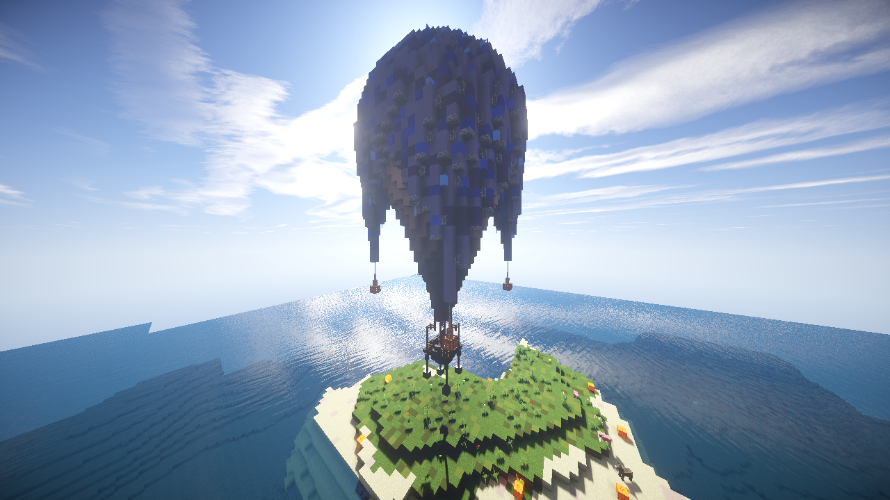Hot air balloon Minecraft Map