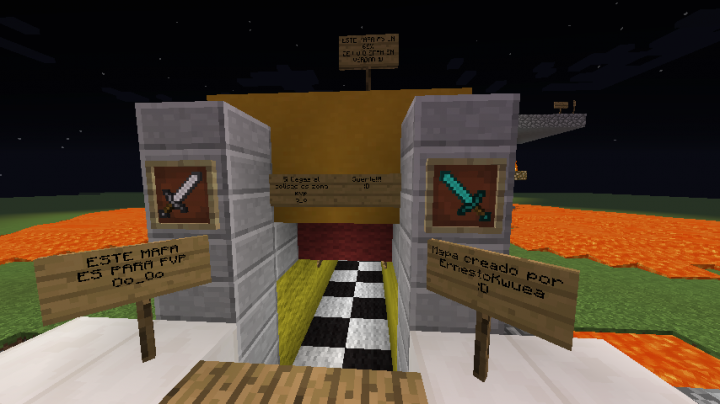 PVP MAPA Minecraft Map