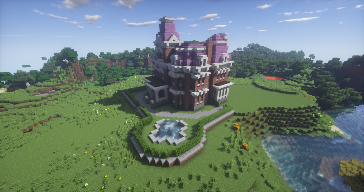 Purple Mansion Minecraft Map