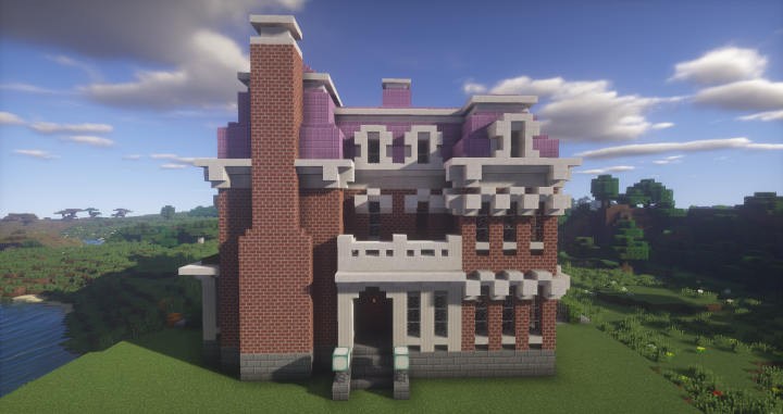 Purple Mansion Minecraft Map