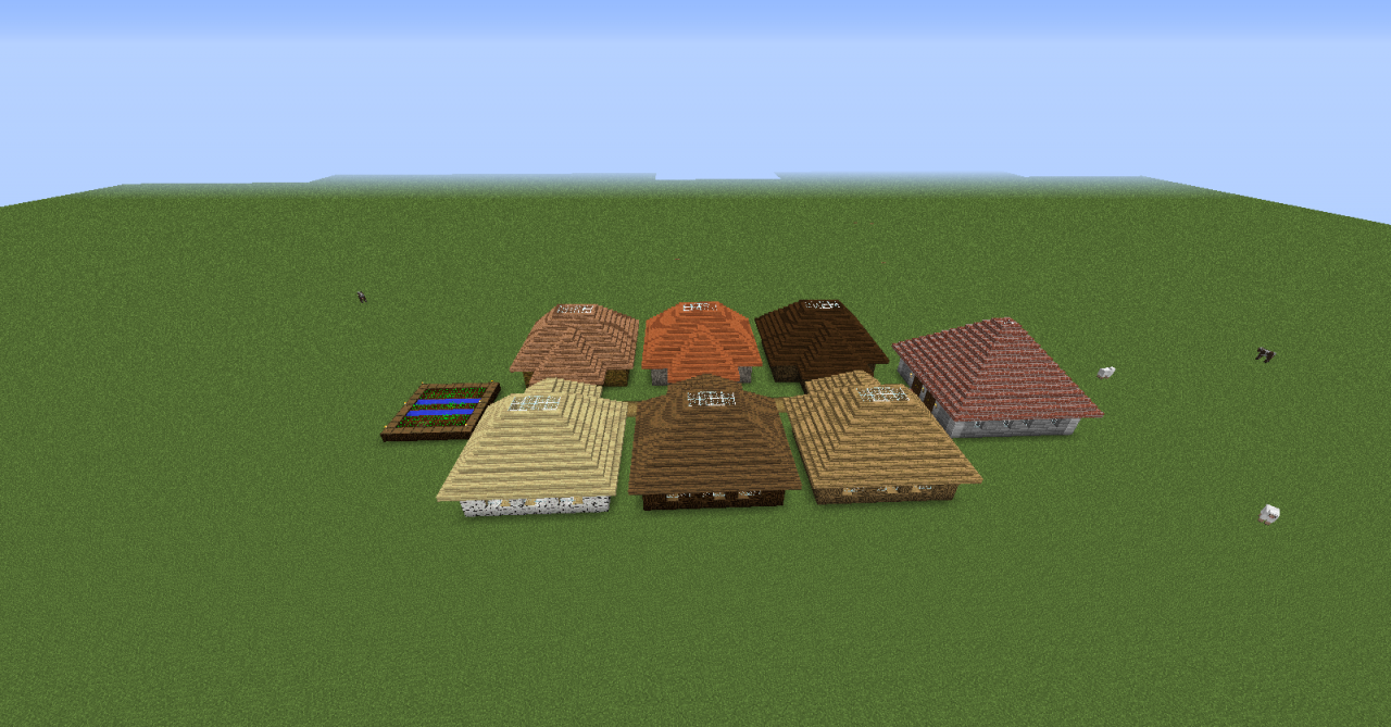 A Small Village in the Flatlands Minecraft Map