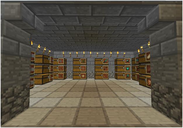 Underground base Minecraft Map