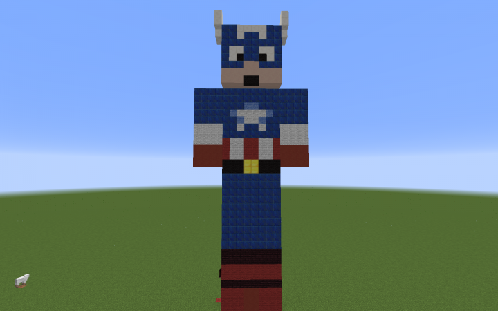 Captain America Statue Minecraft Map