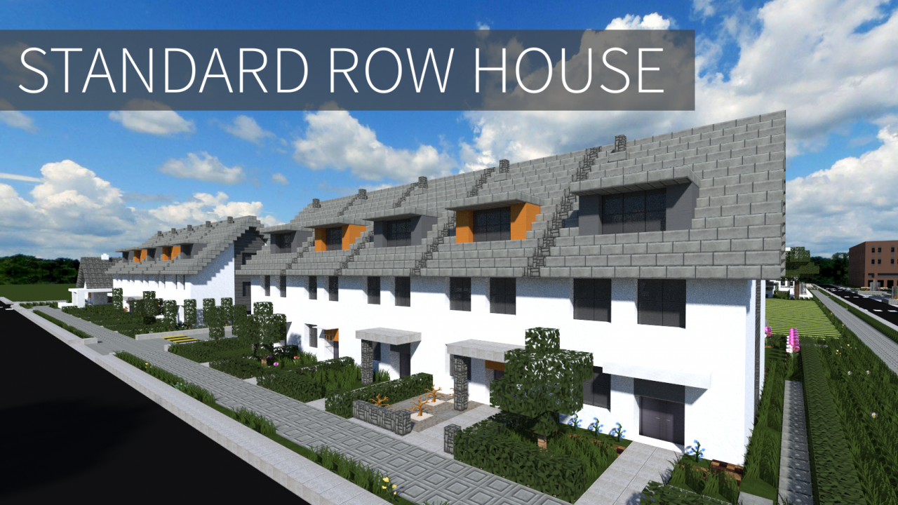 Standard Row House Minecraft Map