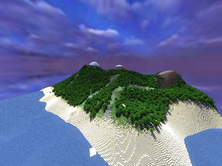 Mountains by the River (648 x 648 Epic Terrain) [My First Terraforming ...