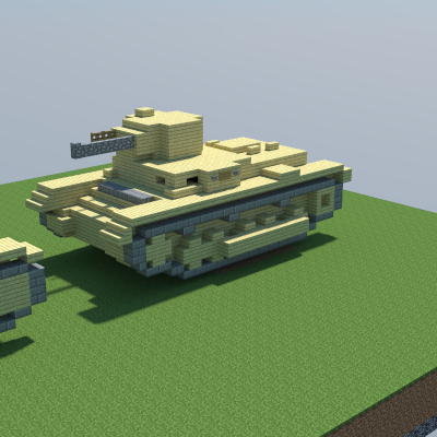 German Tank Line 1:5 Minecraft Map