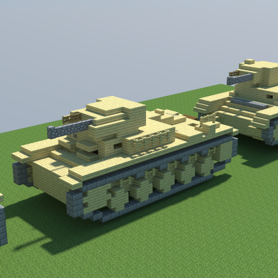 German Tank Line 1:5 Minecraft Map