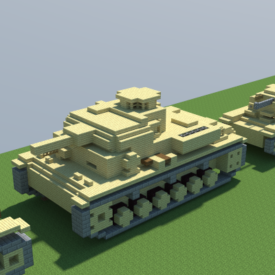 German Tank Line 1:5 Minecraft Map