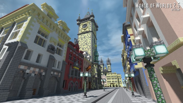Old Town Square Prague, Czech Minecraft Map