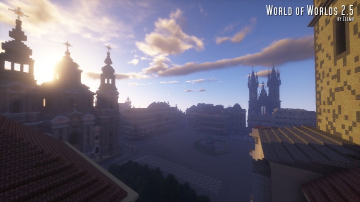 Old Town Square Prague, Czech Minecraft Map