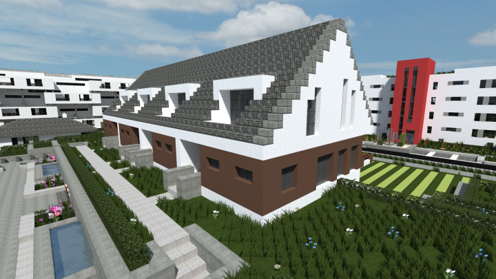 Modern Row House - Cordo Minecraft Map