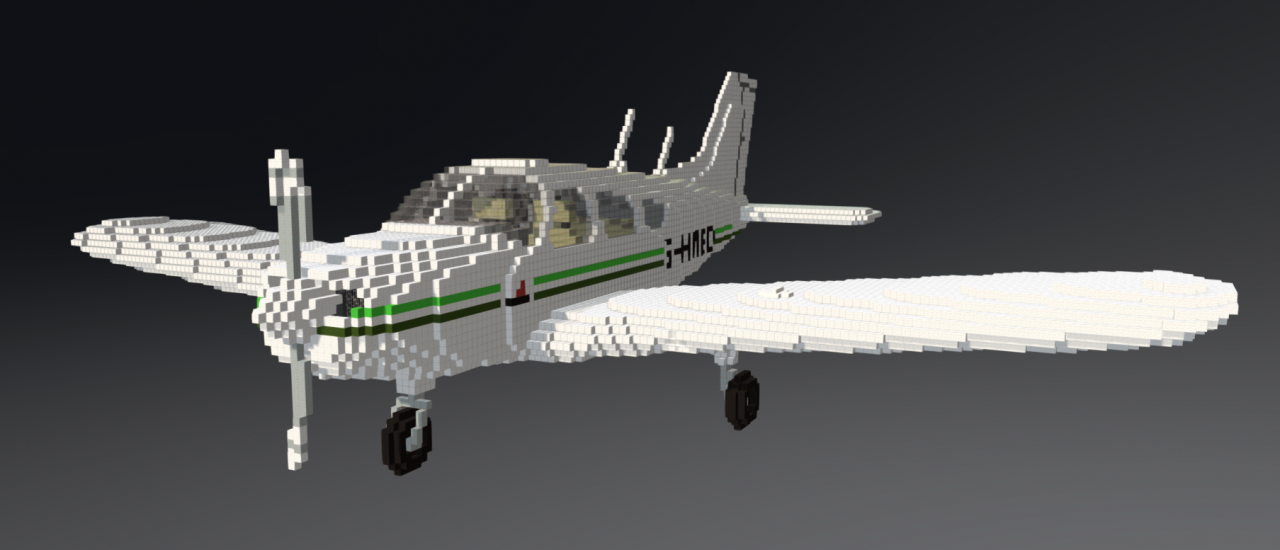 Minecraft Plane 20/1 Piper Cherokee PA28 Minecraft Map