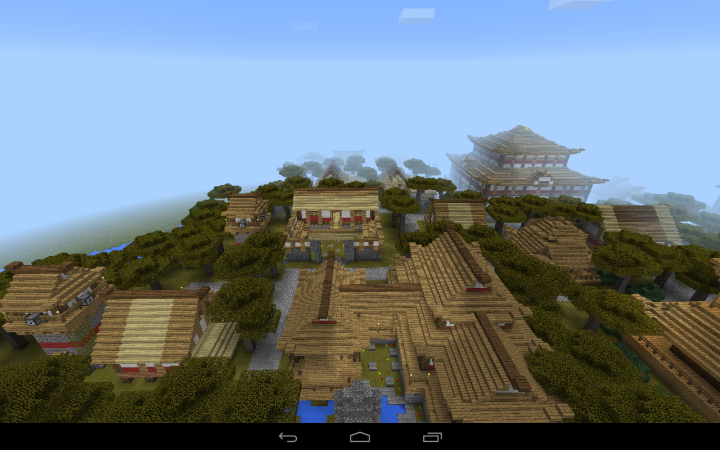 Japanese village Minecraft Map