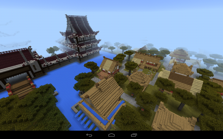 Japanese village Minecraft Map