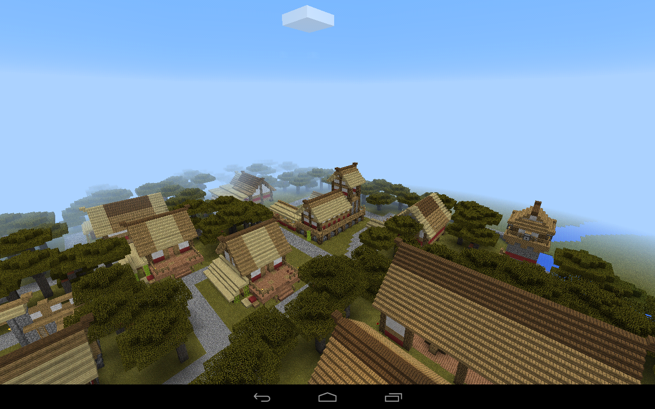 Japanese village Minecraft Map