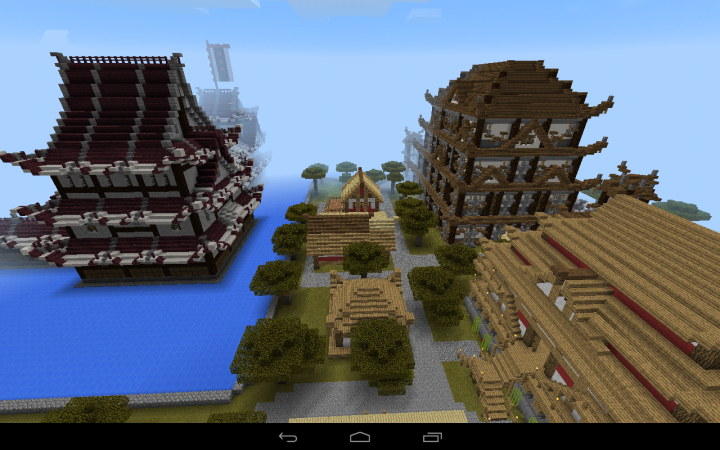 Japanese village Minecraft Map