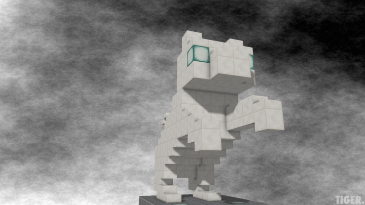 Small tiger statue Minecraft Project