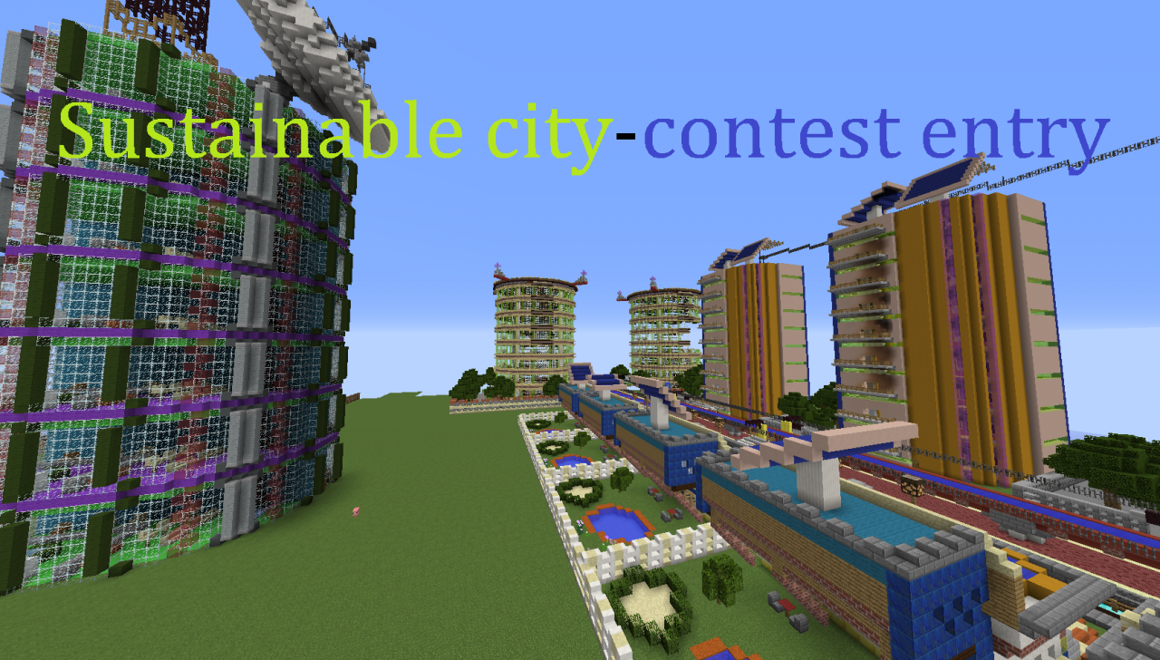 BIO city-Sustainable city project contest Minecraft Map